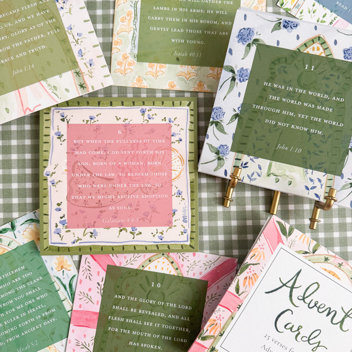 The Advent Series - Scripture Cards – Camilla Moss