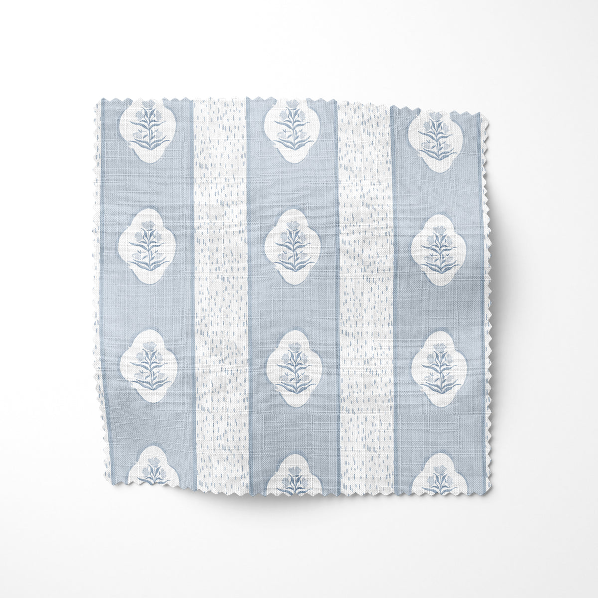 Darcy in French Blue Textile – Camilla Moss