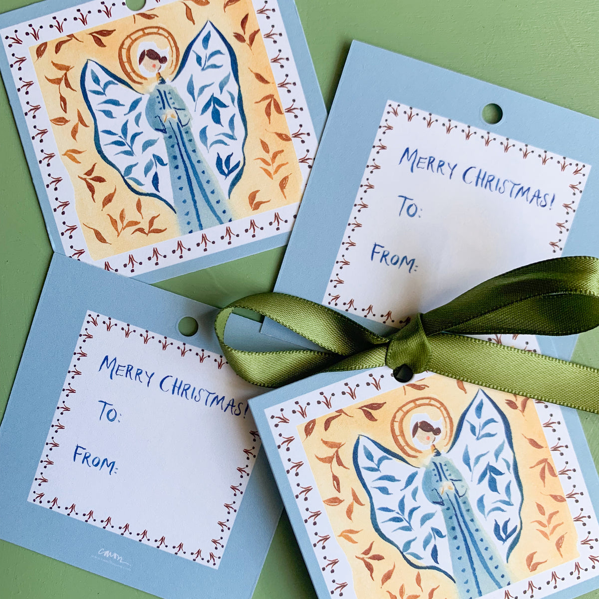 "Treasure" Angel Gift Tag – Camilla Moss