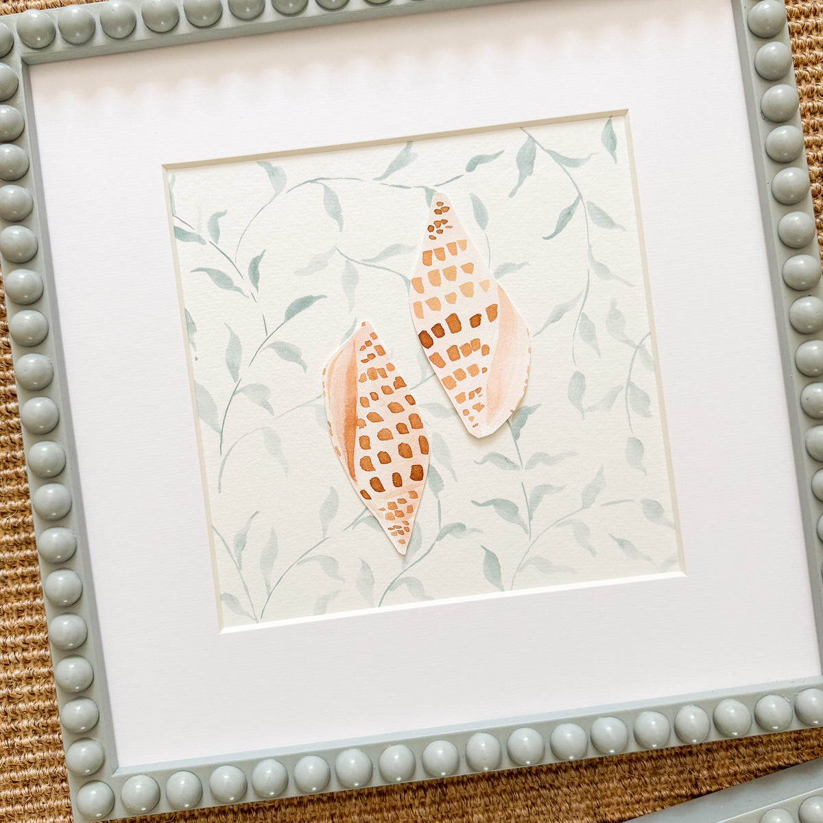 Framed Seashell Collage III – Camilla Moss