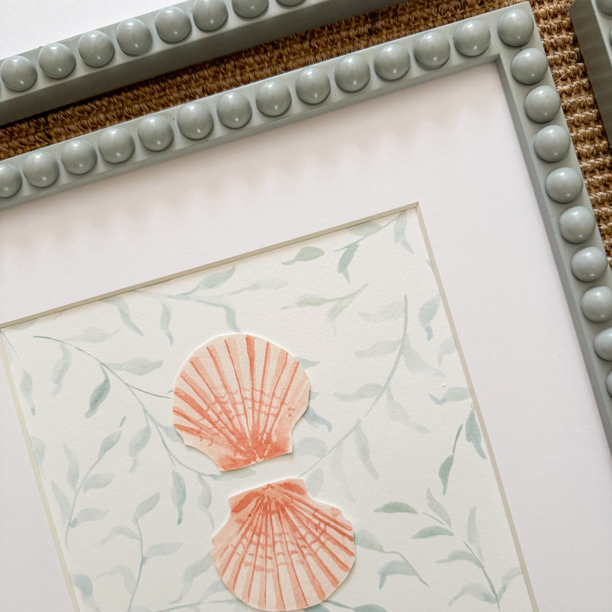 Framed Seashell Collage II – Camilla Moss