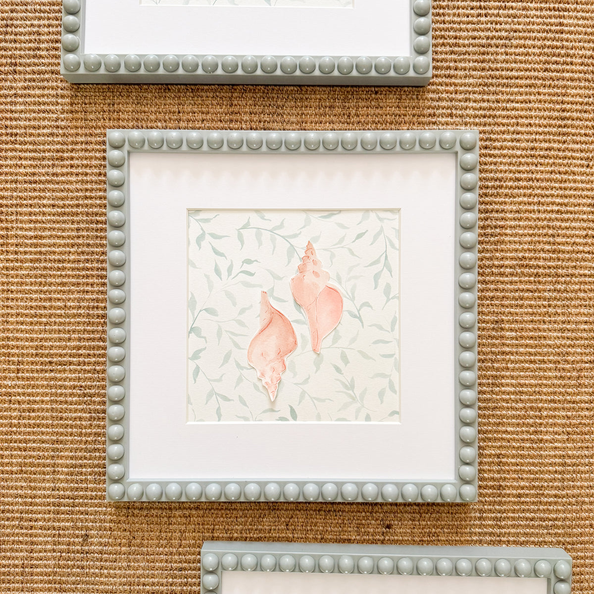Framed Seashell Collage IV – Camilla Moss